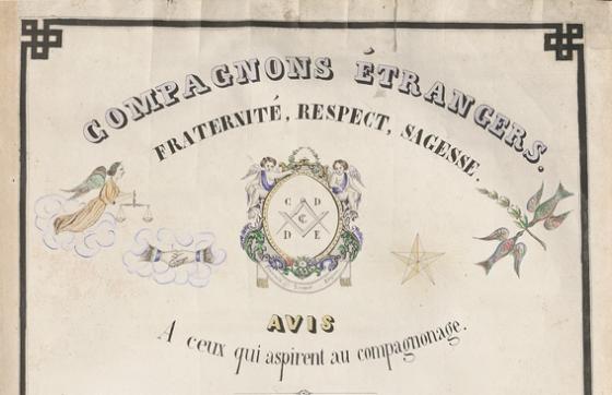 Les Compagnons tailleurs de pierre Etrangers, Enfants du roi Salomon ...